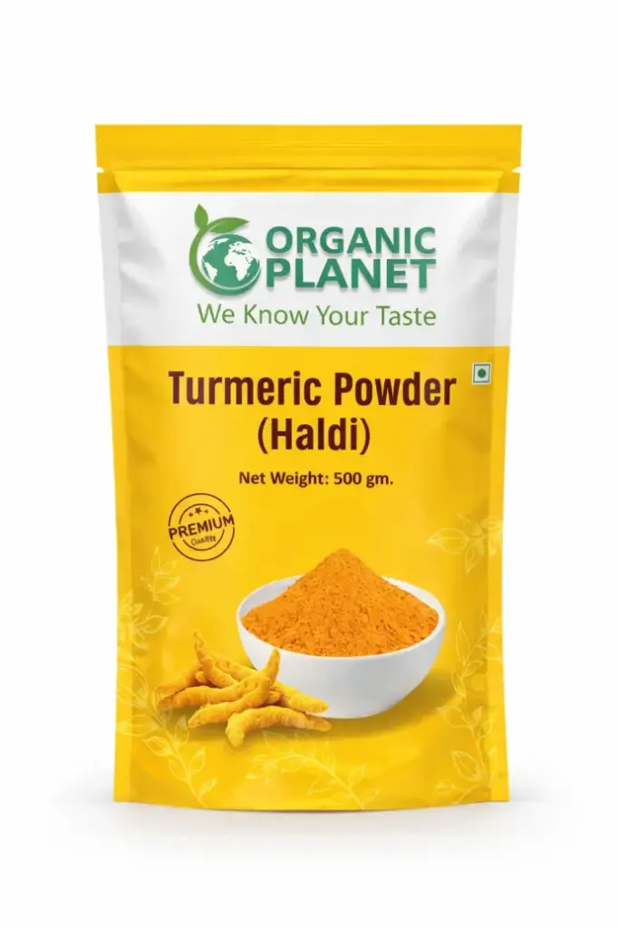 Organic Planet Premium Turmeric Powder (Haldi) – Pure & Natural ...